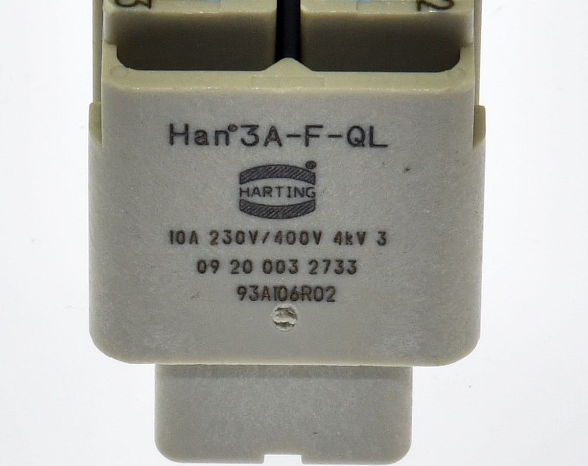 Han 3A-F-QL HARTING złącze 10A 400V 4 piny Sklep Firmy Proton